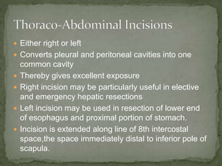 Abdominal incisions | PPTX