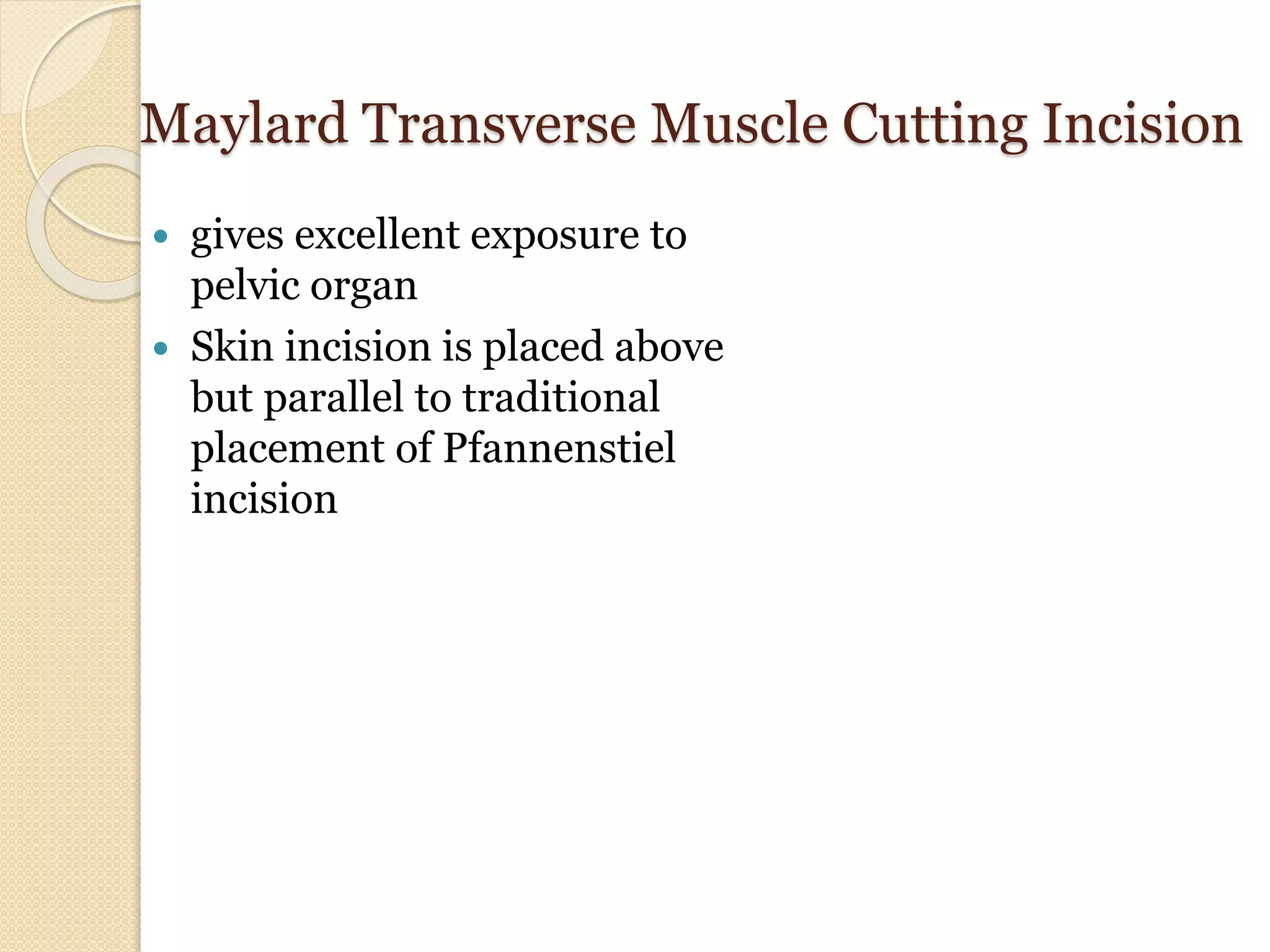 Abdominal incisions | PPTX