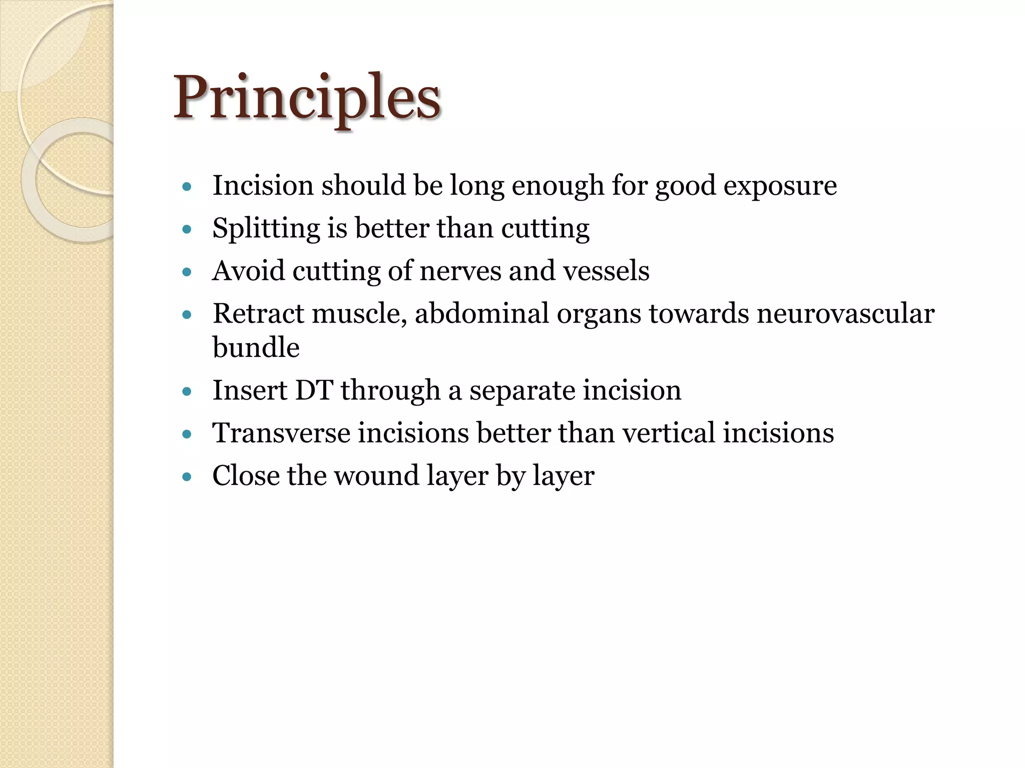 Abdominal incisions | PPTX