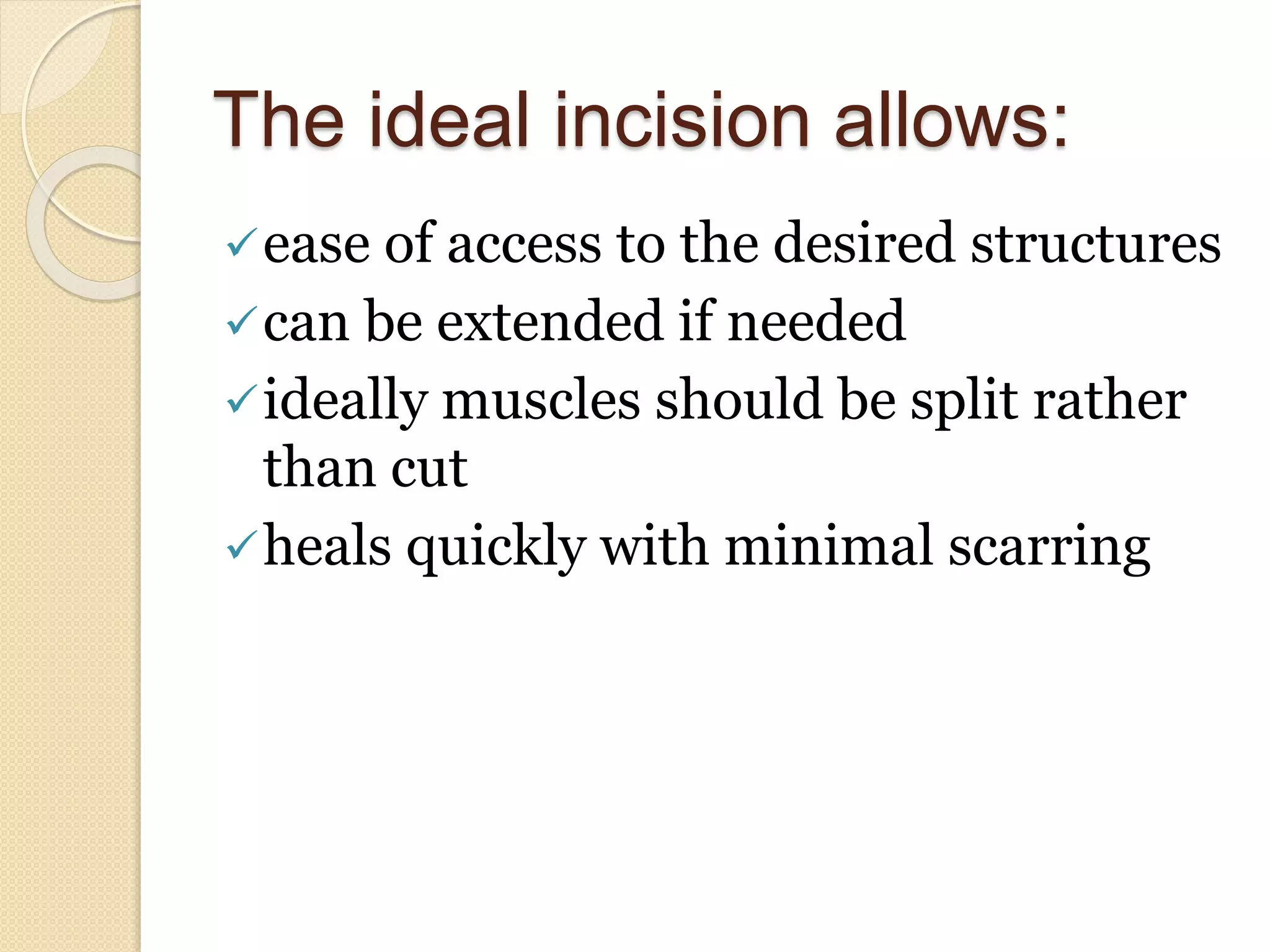 Abdominal incisions | PPTX