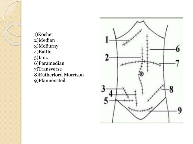 Abdominal incisions | PPTX | Pregnancy | Reproductive Health