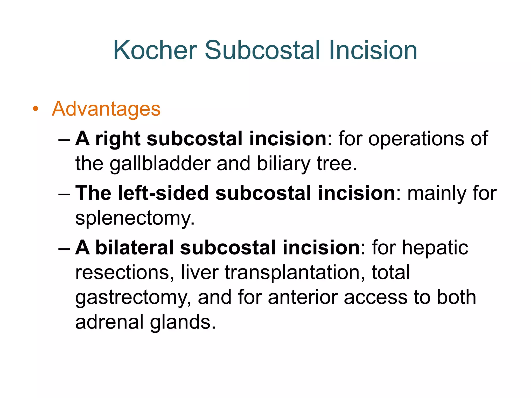 Abdominal wall: incisions and closures | PPTX