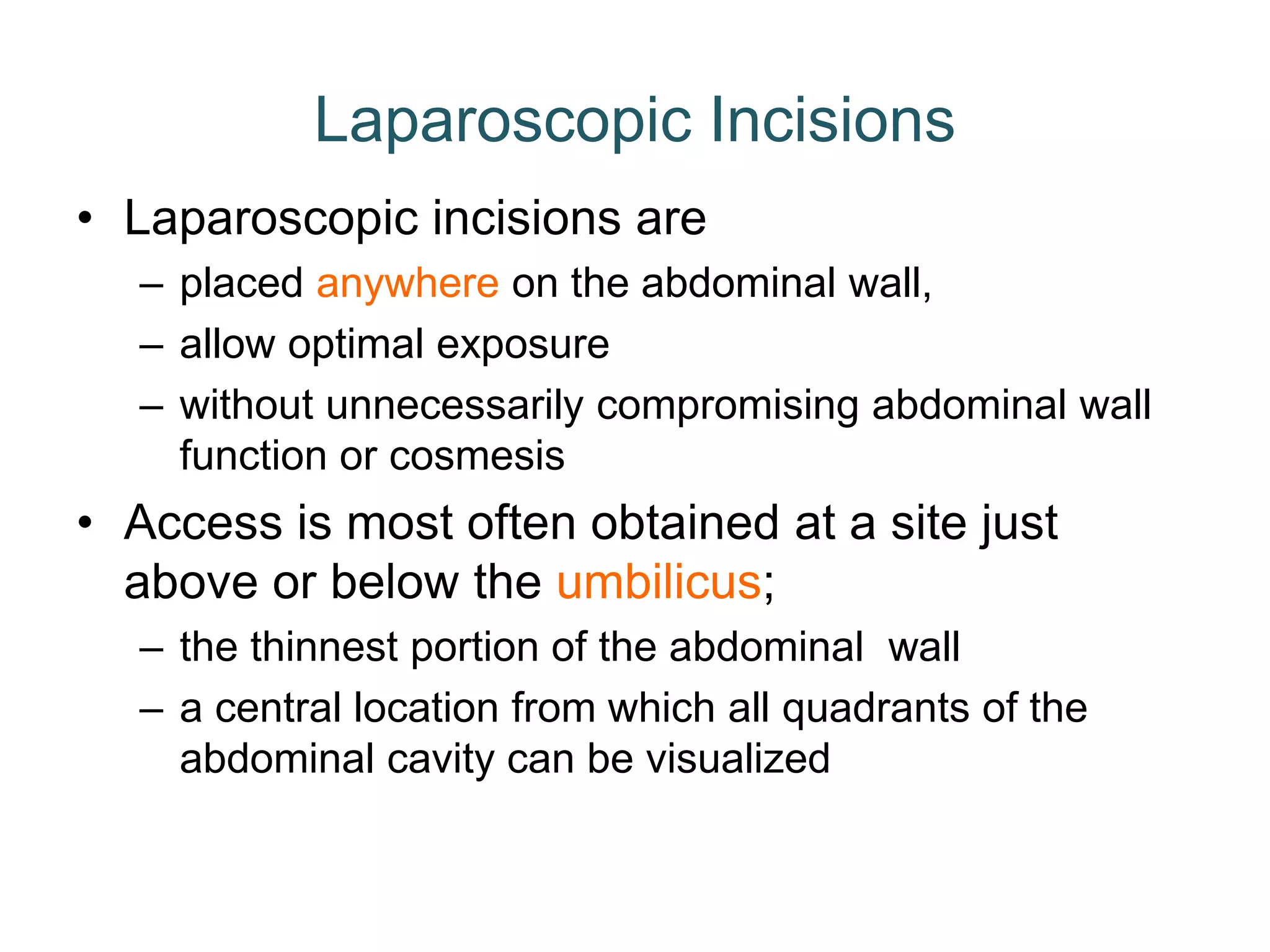Abdominal wall: incisions and closures | PPTX
