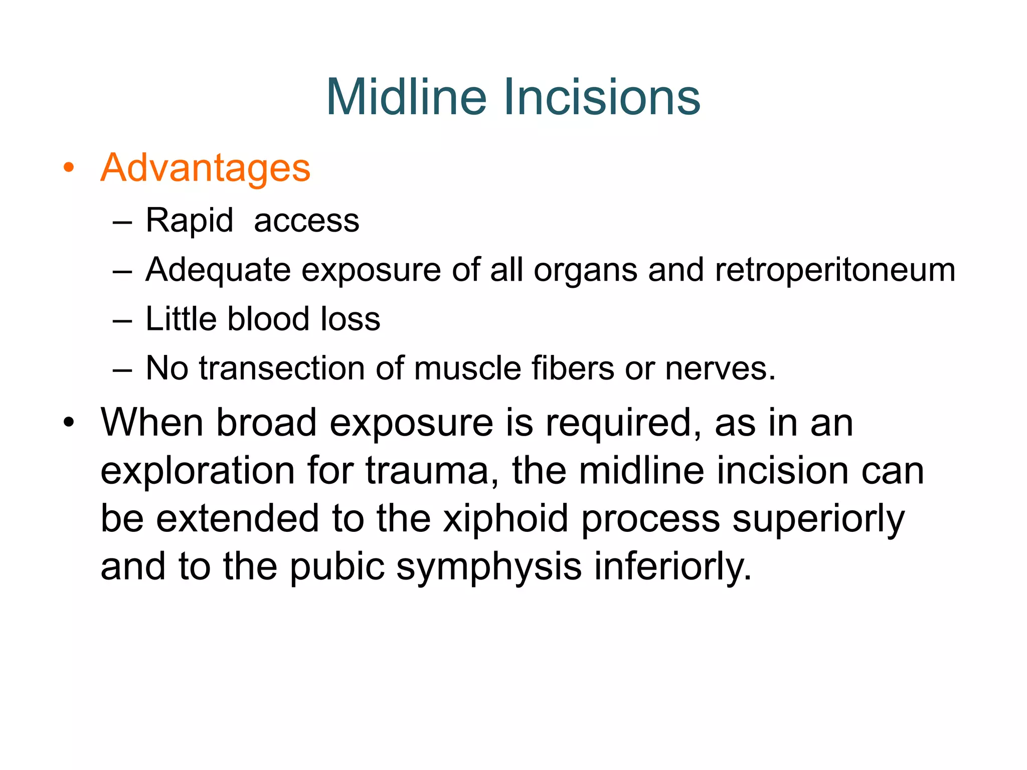 Abdominal wall: incisions and closures | PPTX