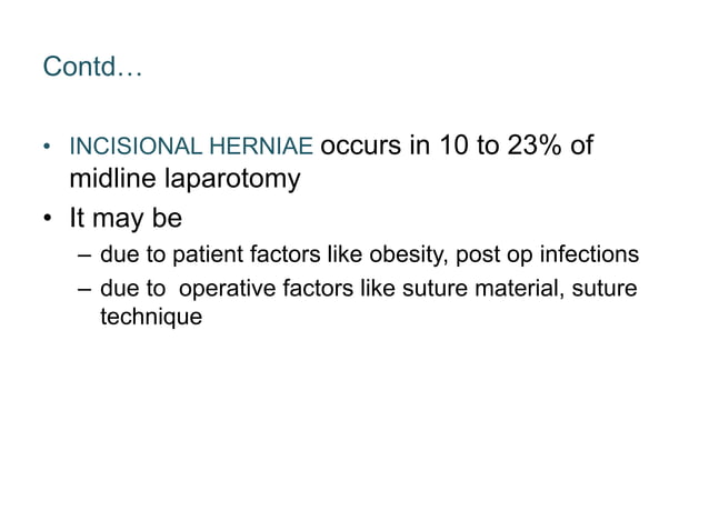abdominal incisions wall anatomy and other | PPT