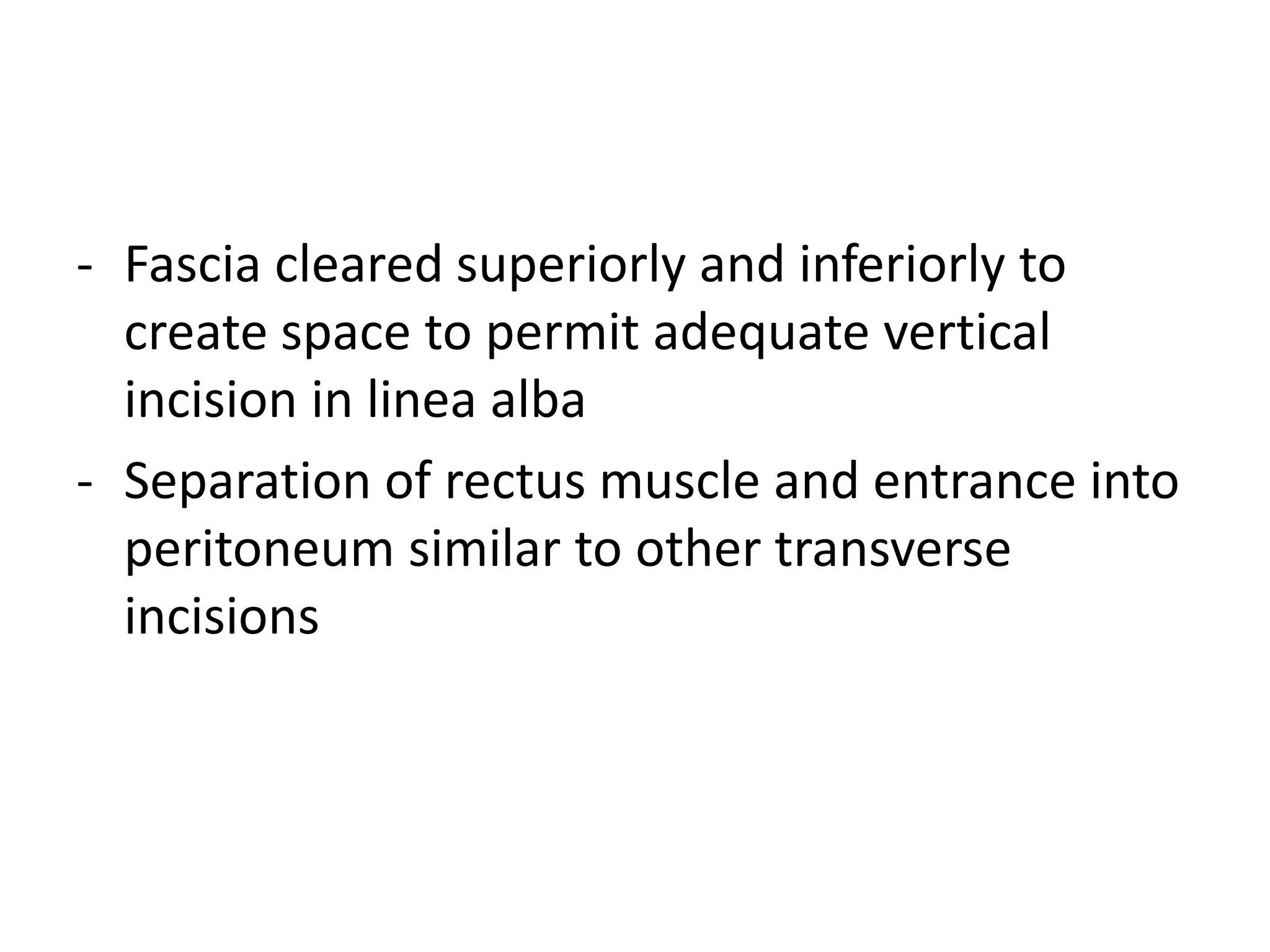 Abdominal incisions | PPTX