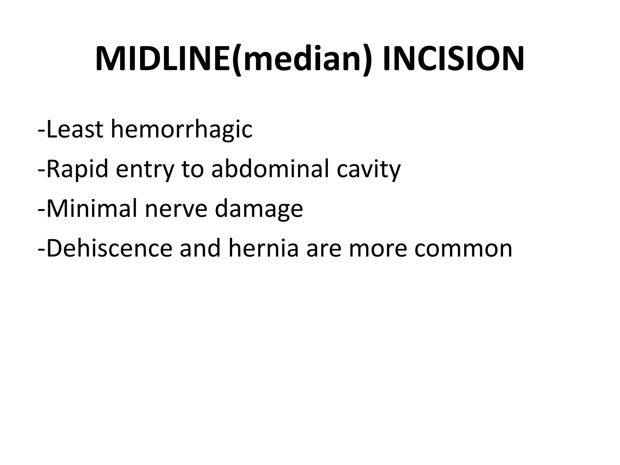 Abdominal incisions | PPTX