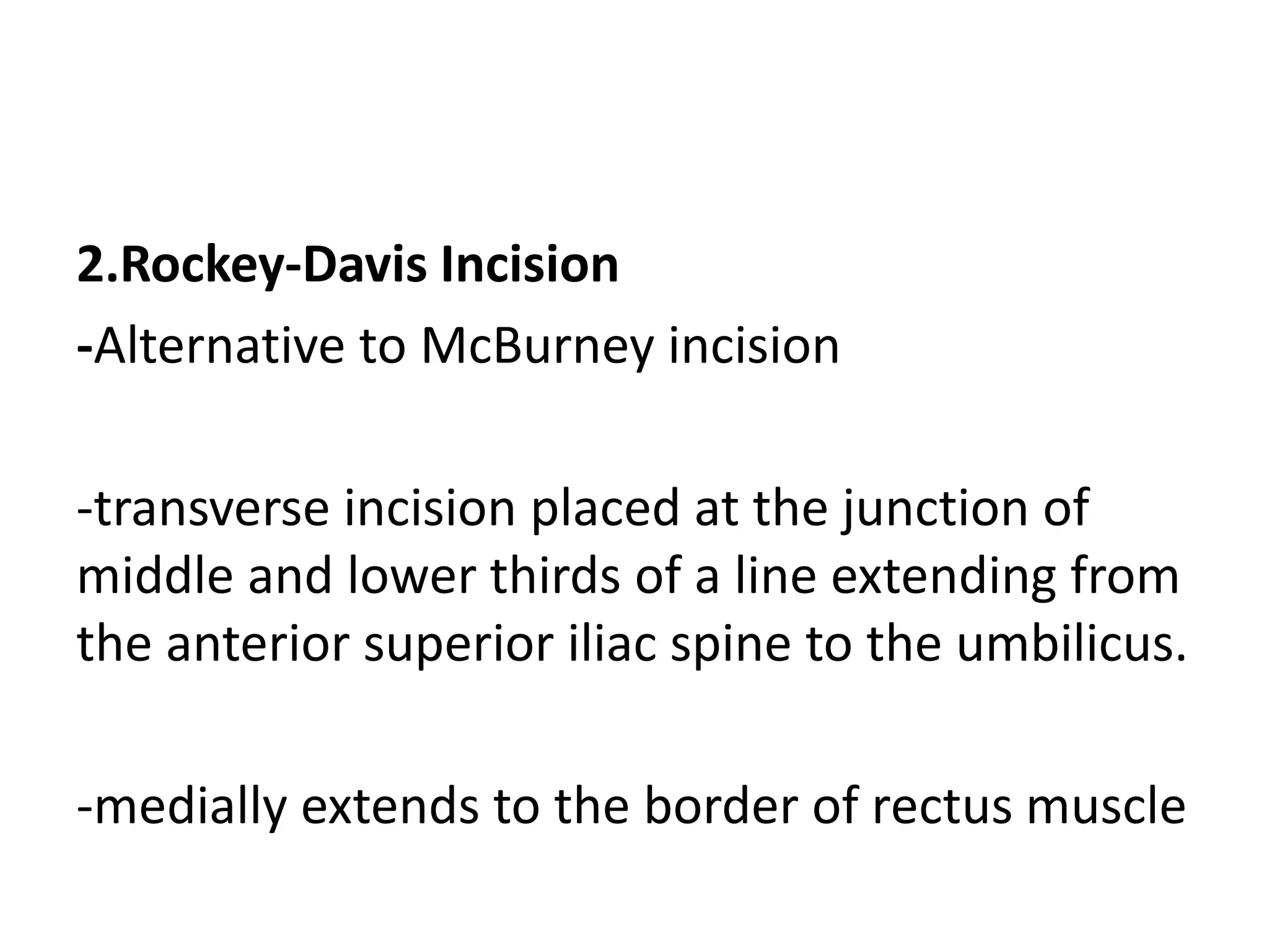 Abdominal incisions | PPTX