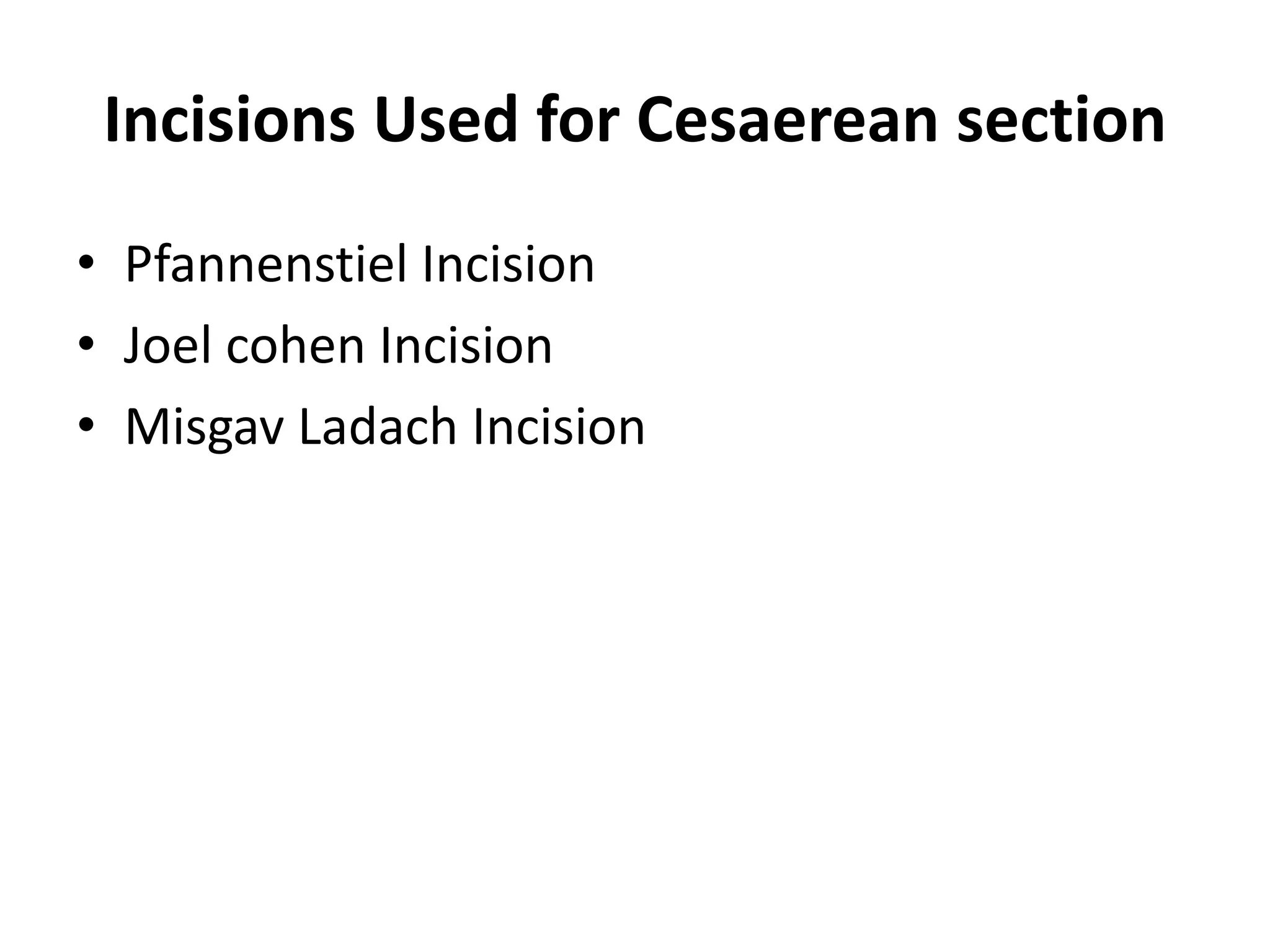 Abdominal incisions | PPTX
