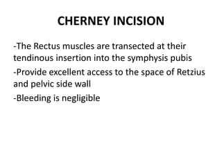Abdominal incisions | PPTX
