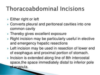 Abdominal incisions | PPTX