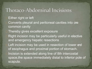 Abdominal incisions | PPTX