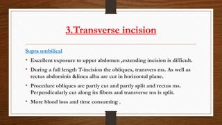 Abdominal incisions | PPTX