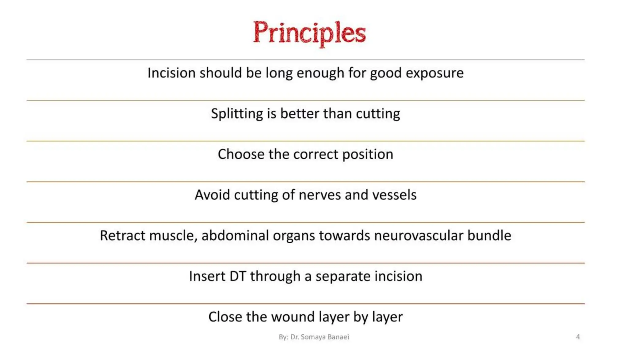 Abdominal Incisions for medical students | PPT