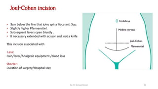 Abdominal Incisions for medical students | PPTX