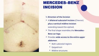 Abdominal incisions ppt with management and assessment | PPTX