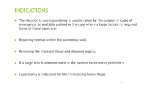 ABDOMINAL INCISIONS AND LAPAROTOMY-1.pptx