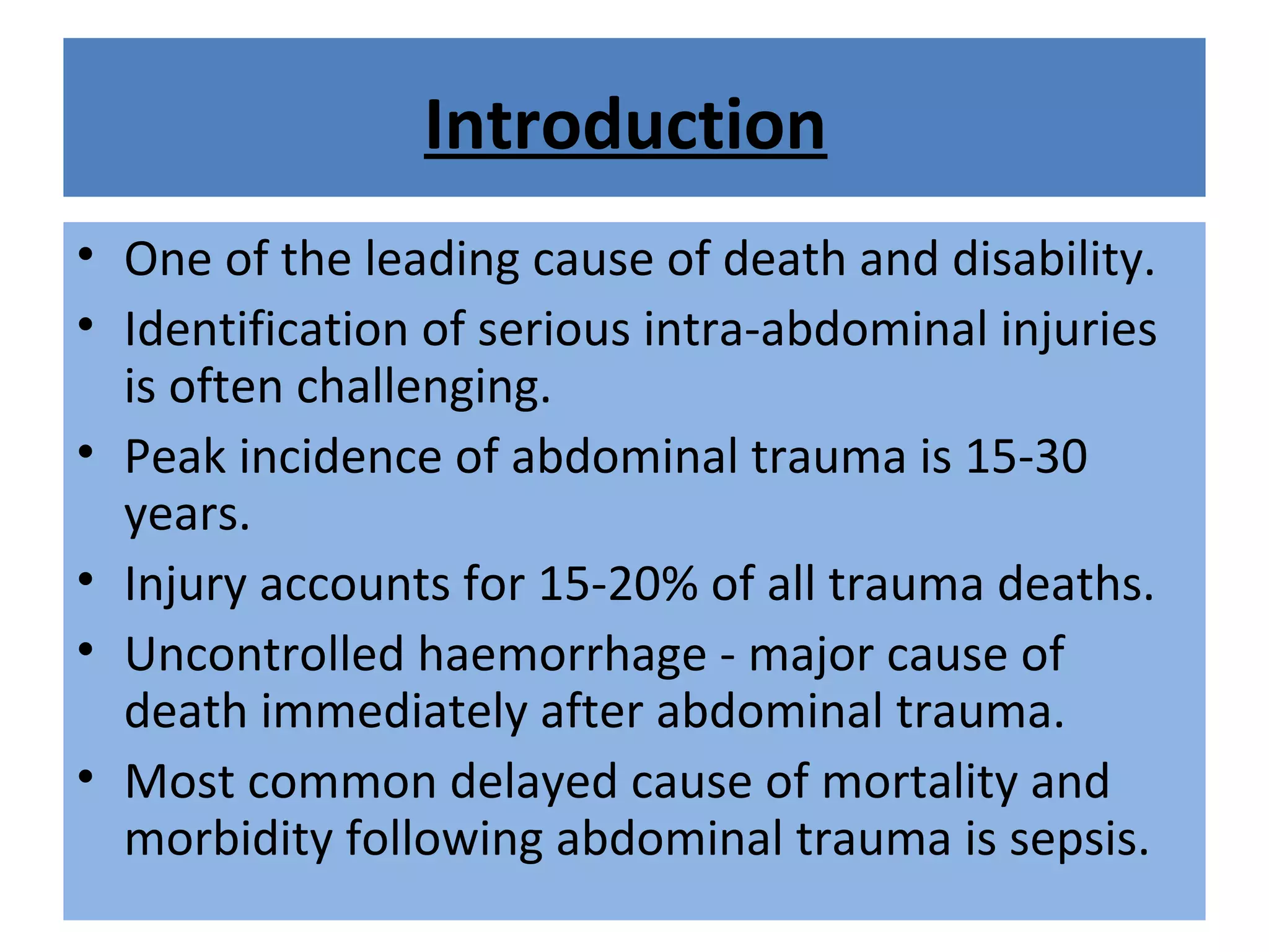 Abdominal injuries | PPT