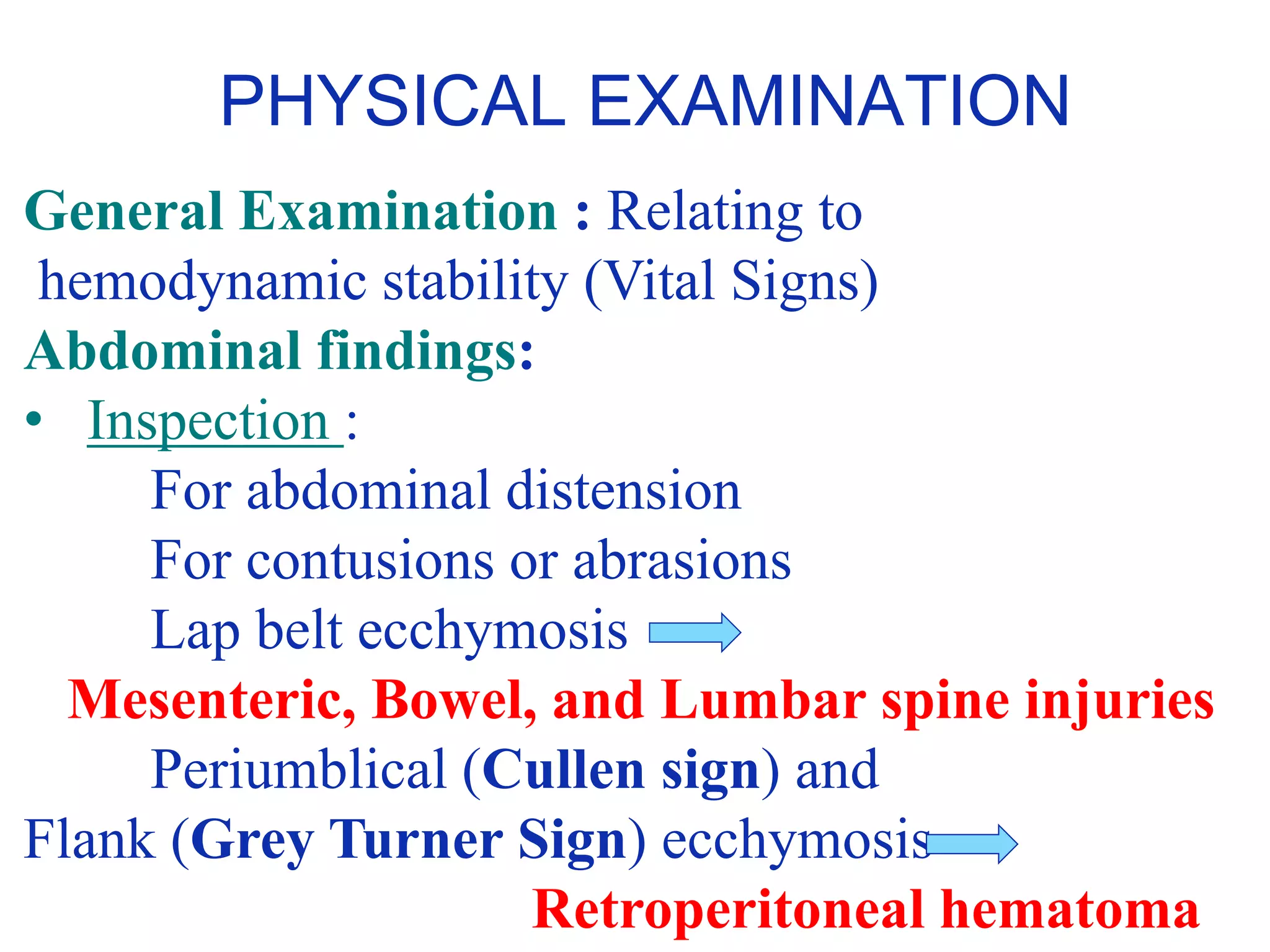 Abdominal injury | PPTX
