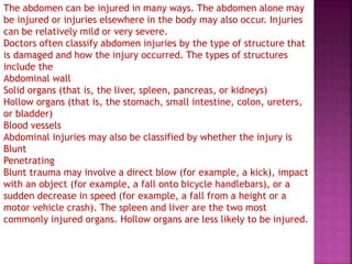 Abdominal injury | PPT