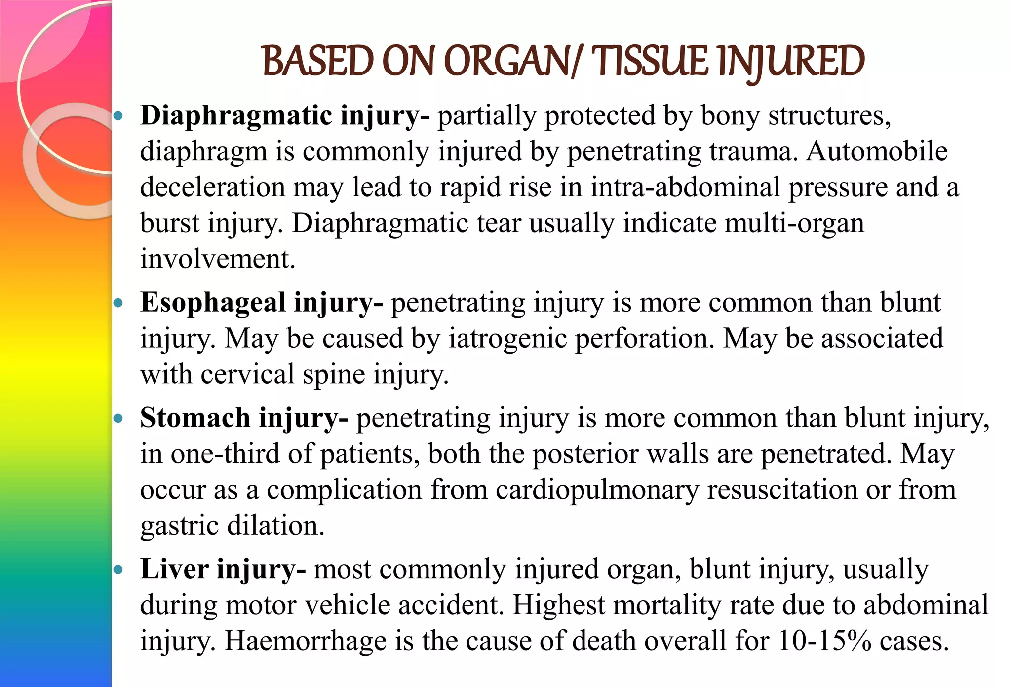 Abdominal injury | PPTX