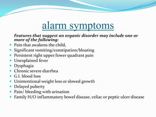 Abdominal pain | PPTX | Digestive Disorders | Diseases and Conditions