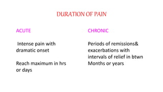 Abdominal pain - a brief study | PPTX