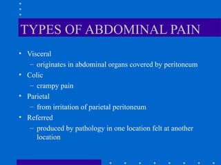 Abdominal Pain - internal medicine (gastroenterology).ppt