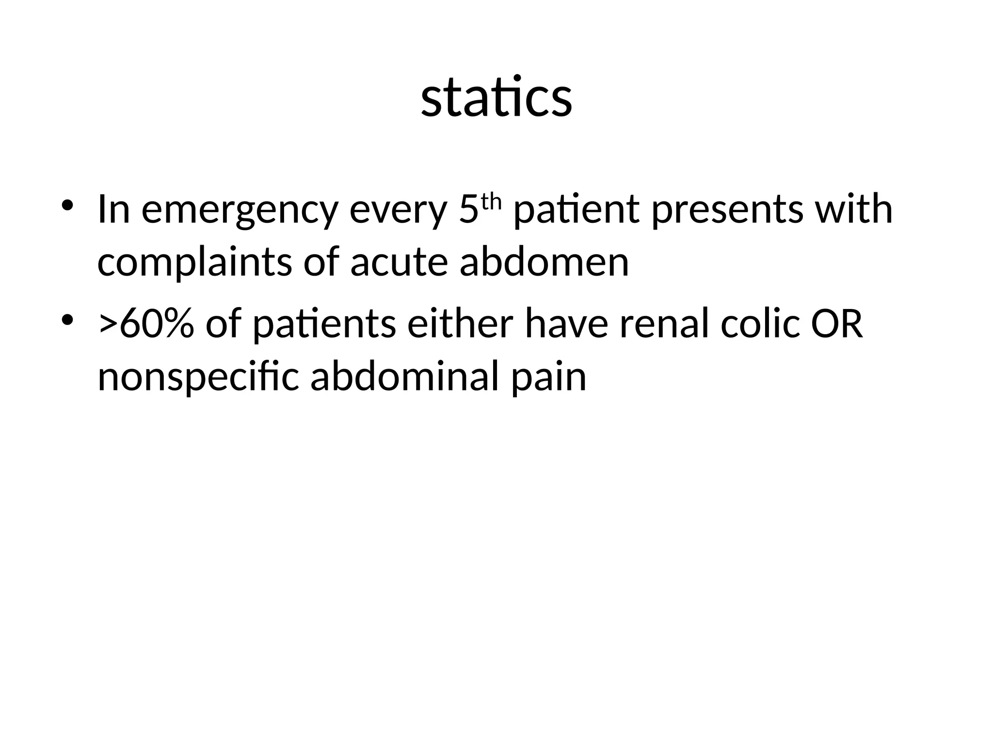 main causes and approach to ABDOMINAL PAIN | PPTX