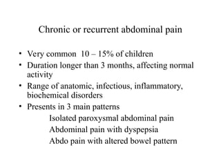 abdominalpain.ppt Focusing on acute abdominal pain in its causes. | PPT