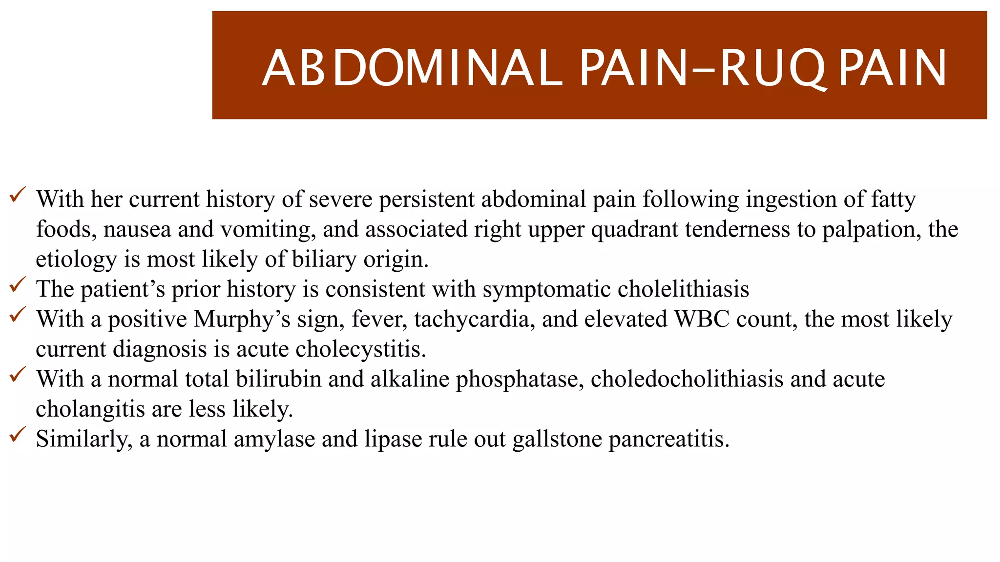 Abdominal pain- all quadrants- case based learning | PDF