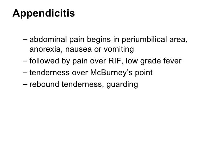 Abdominal Pain Intestines