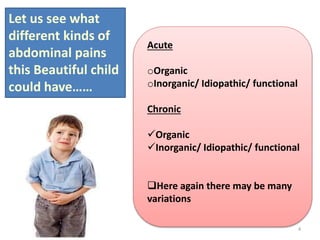Abdominal pain in children | PPTX