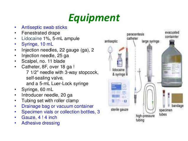 Abdominal paracentesis