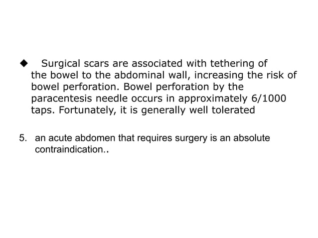 Abdominal paracentesis | PPT