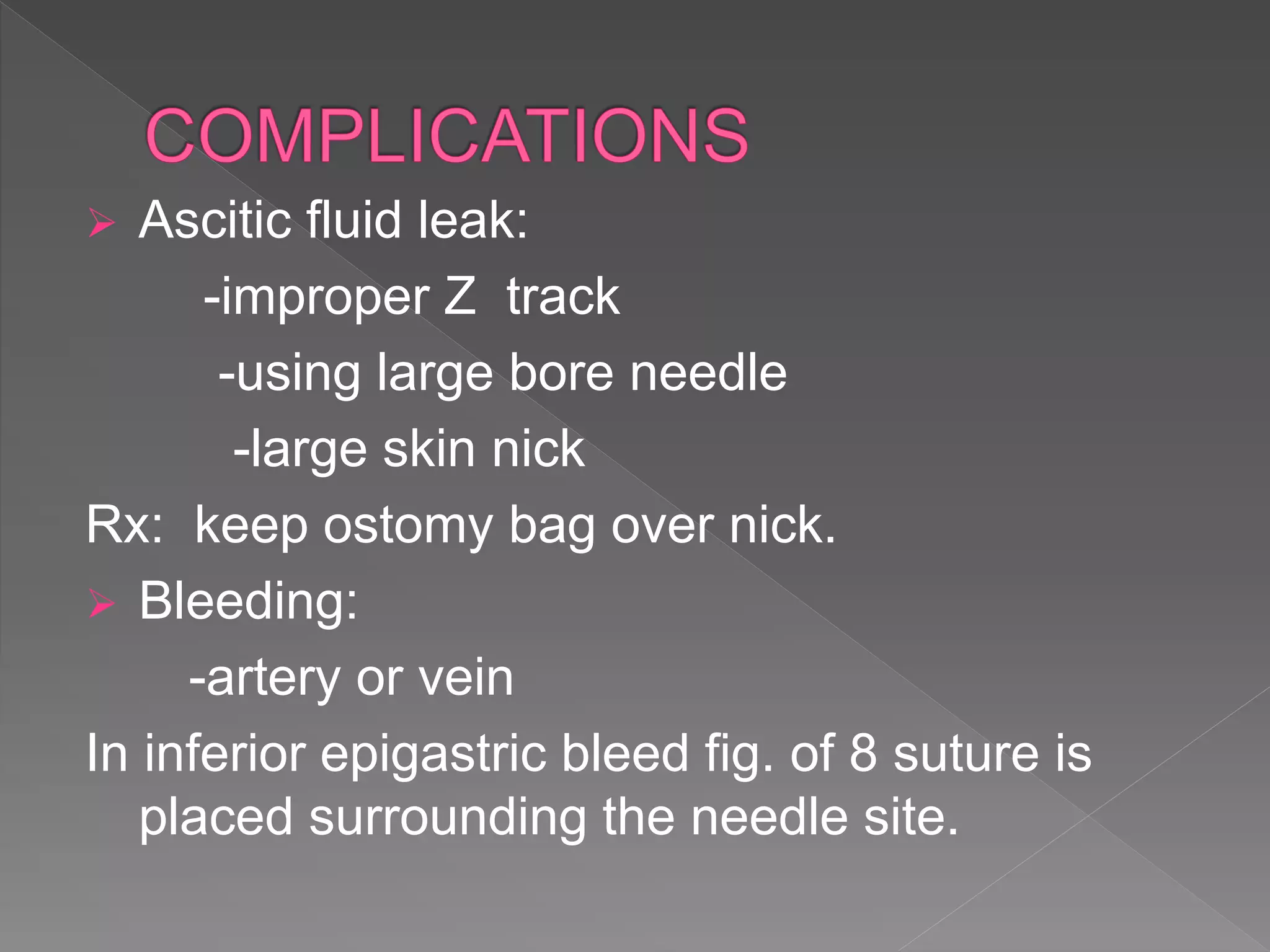 Abdominal paracentesis | PPTX