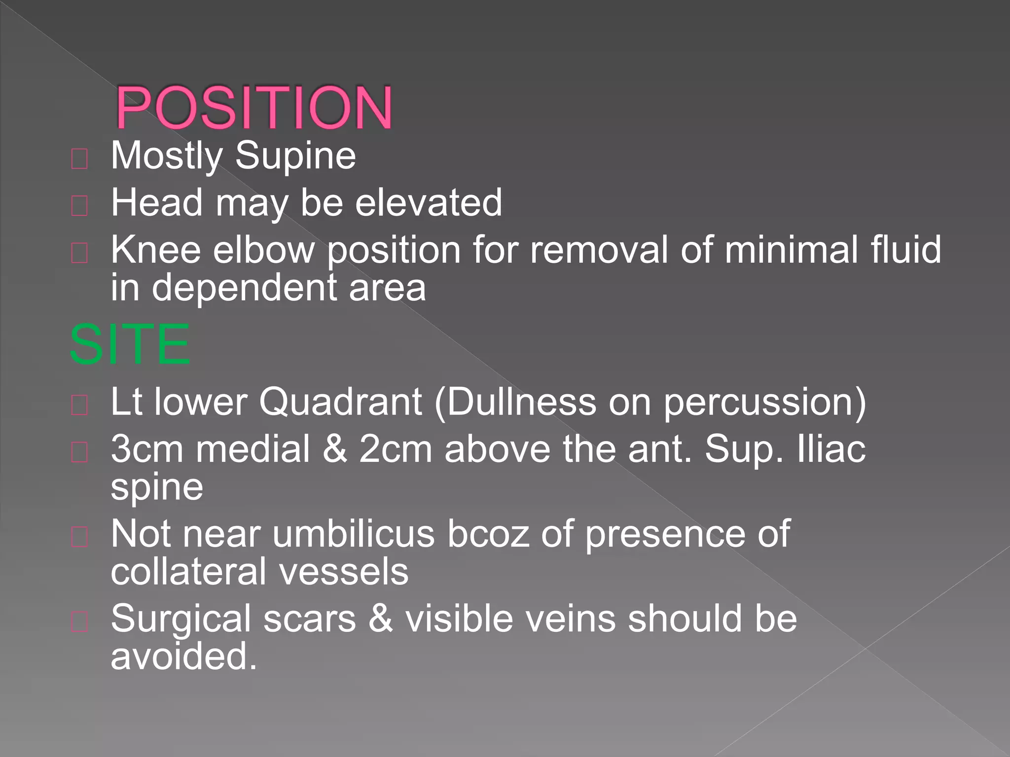 Abdominal paracentesis | PPTX