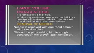 Abdominal paracentesis | PPTX