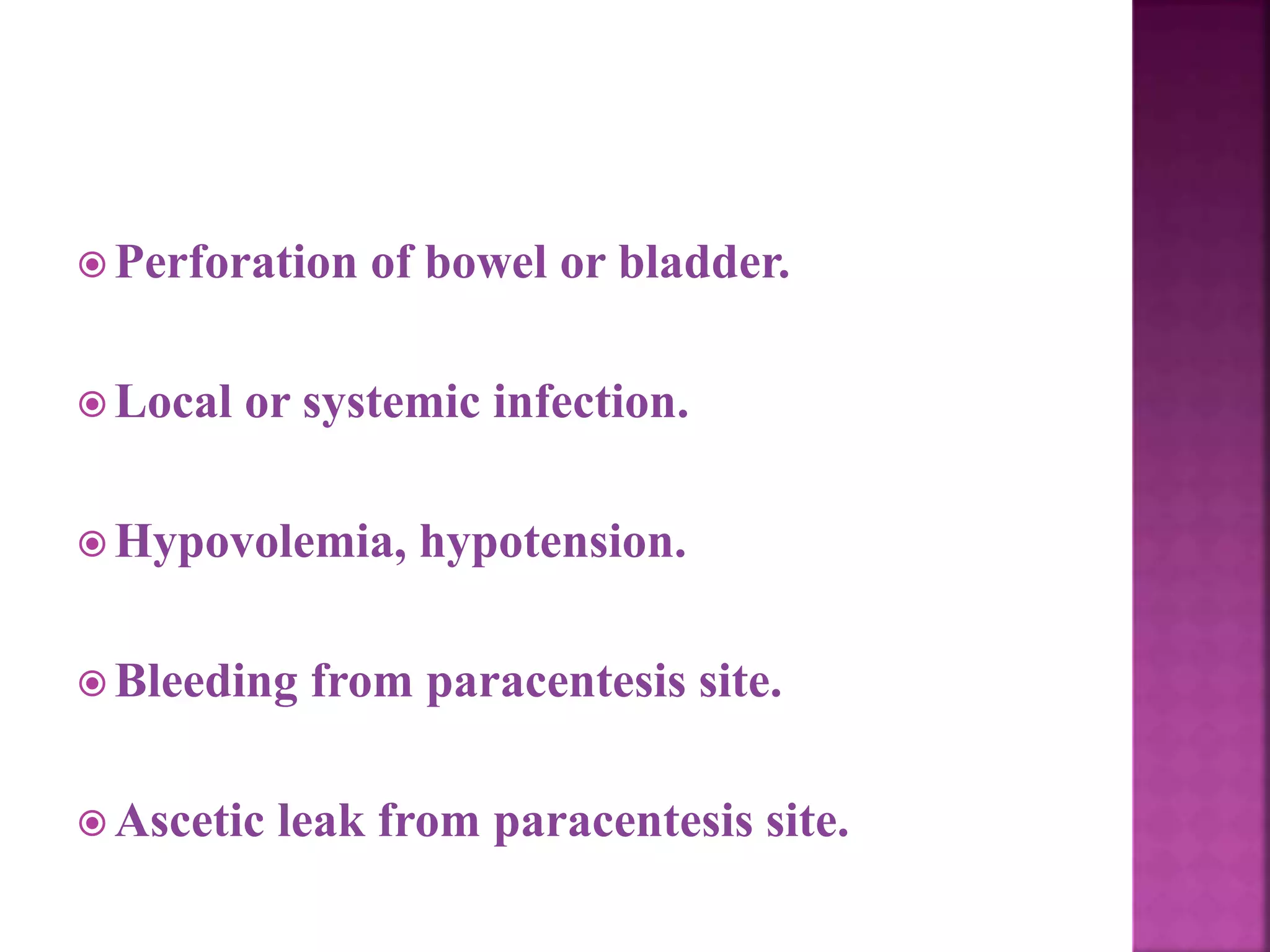 Abdominal paracentesis | PPTX