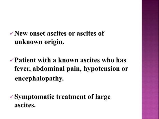 Abdominal paracentesis | PPTX | Lung and Respiratory Health | Diseases ...