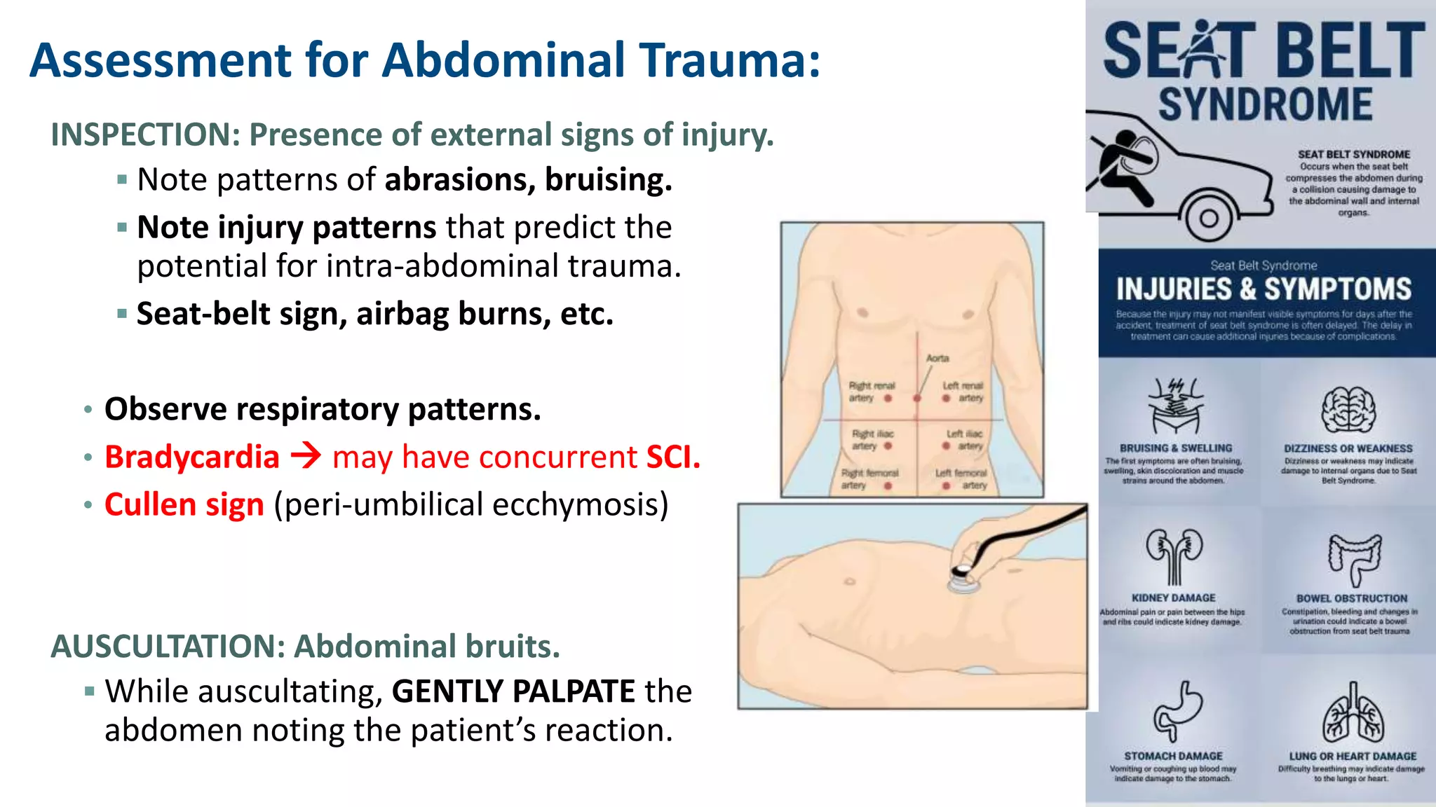 Abdominal & pelvic trauma | PPTX