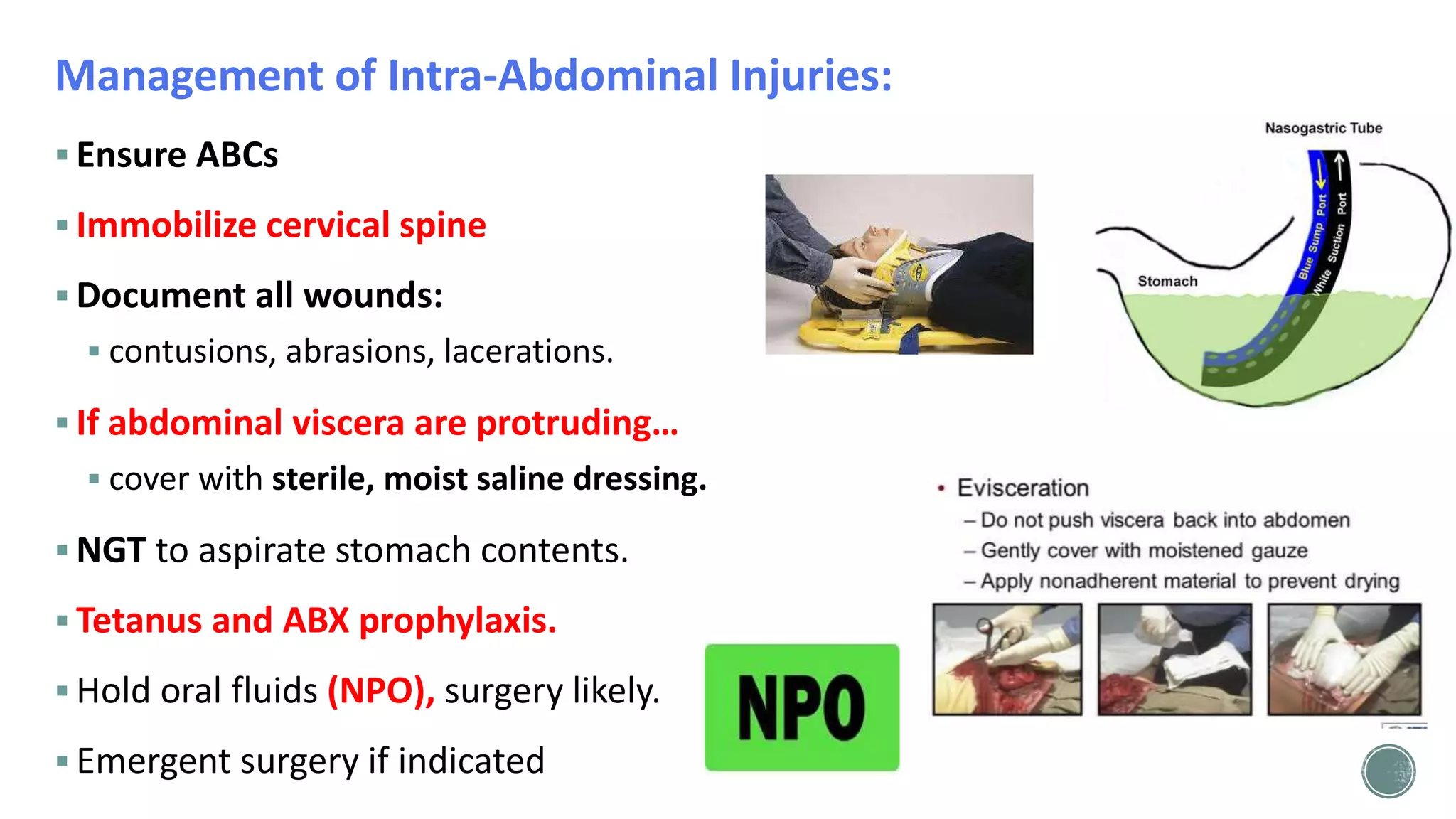 Abdominal & pelvic trauma | PPTX