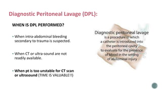 Abdominal & pelvic trauma | PPTX