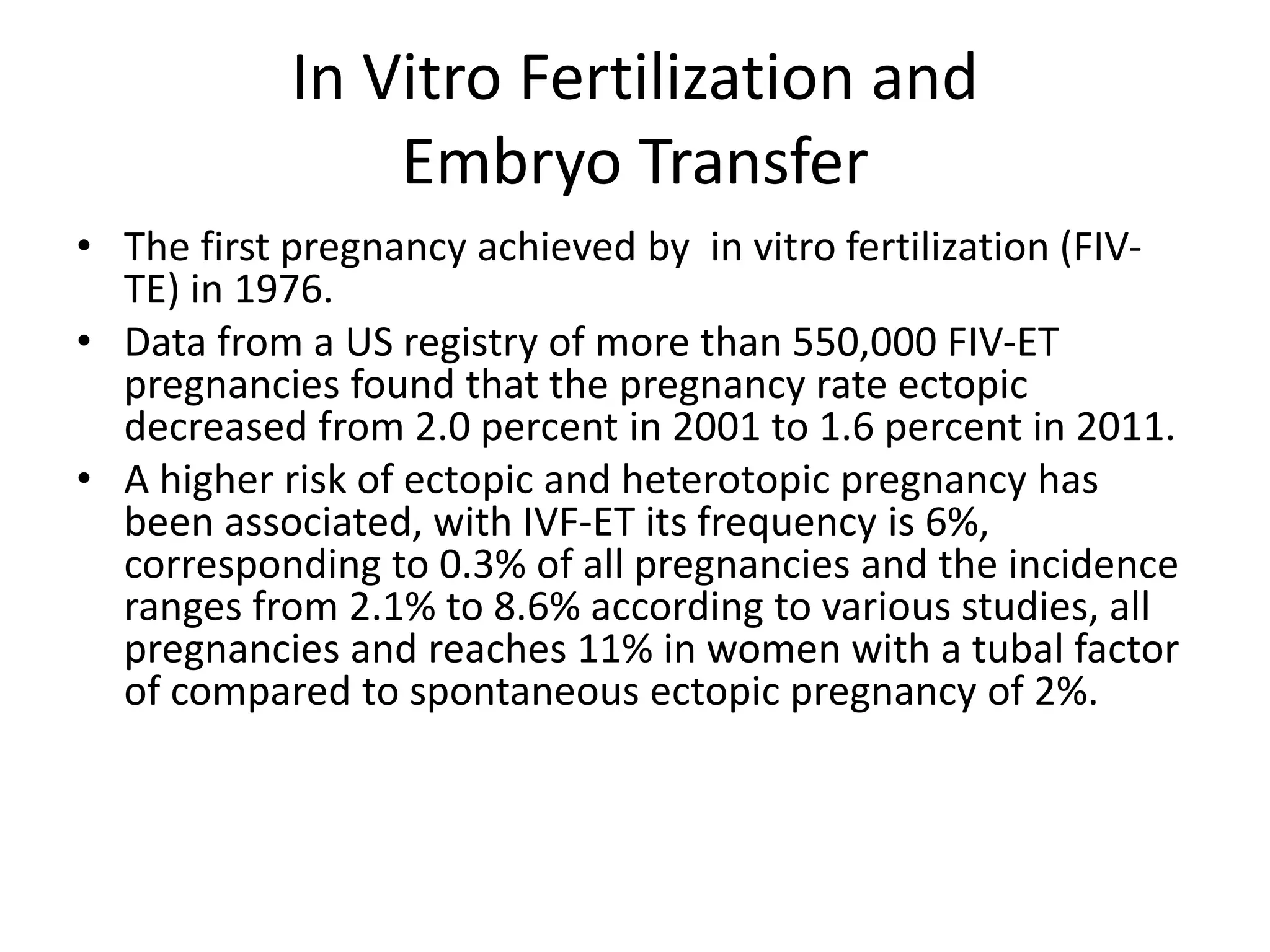 Abdominal pregnancy and IVF | PPTX