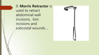 Abdominal retractor | PPTX