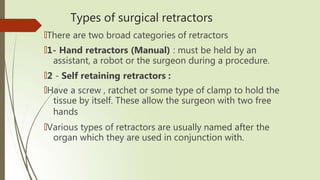 Abdominal retractor | PPTX