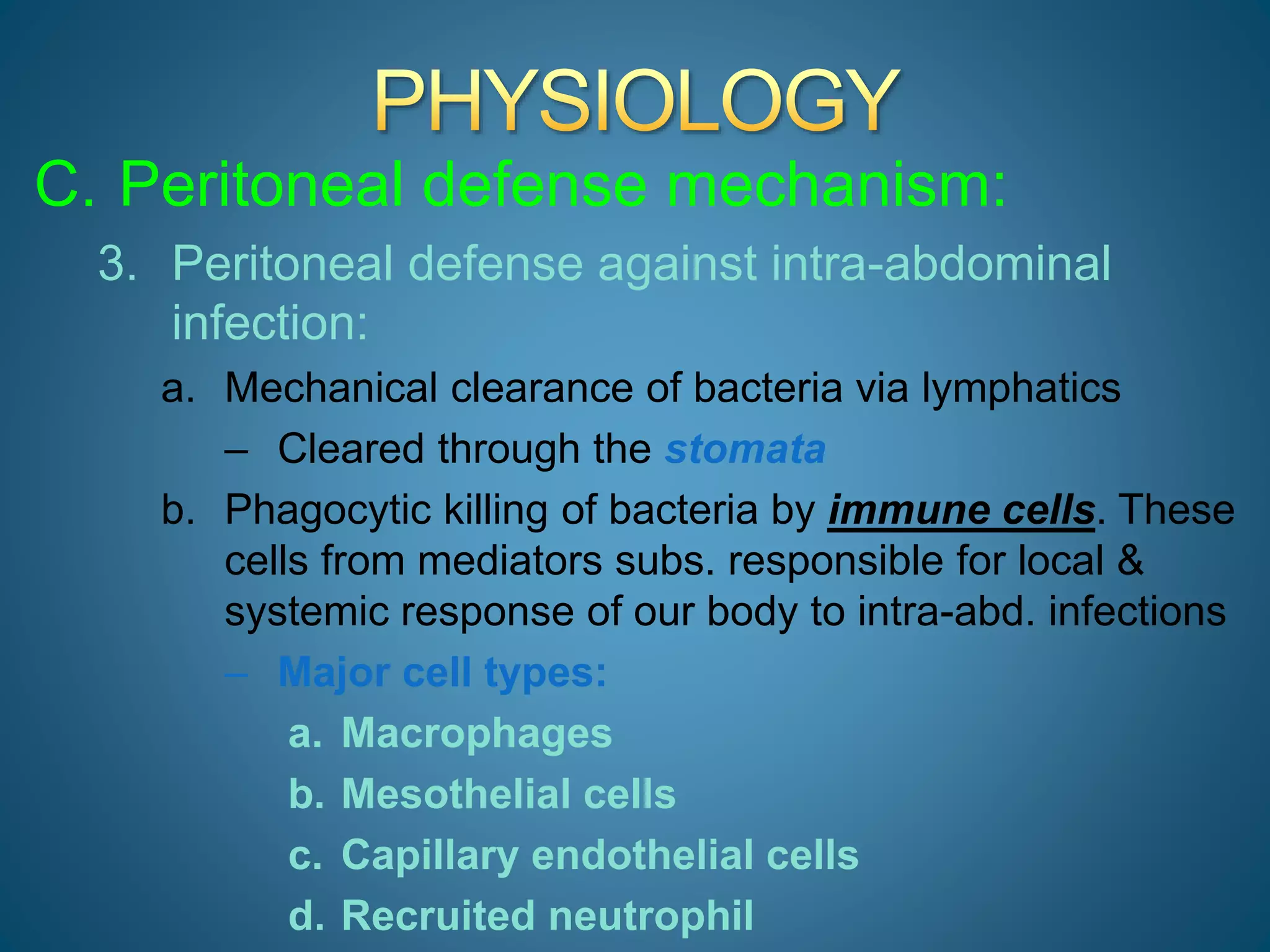Abdominal Sepsis and Peritonitis | PPTX