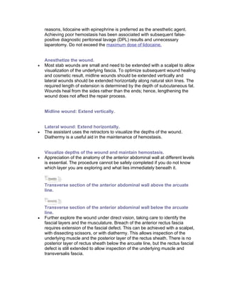 Abdominal stab wound exploration | DOC