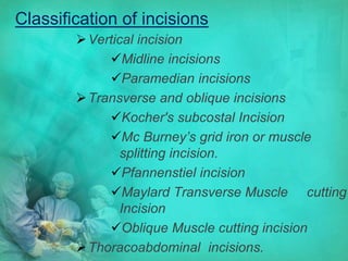 Abdominal surgery | PPTX