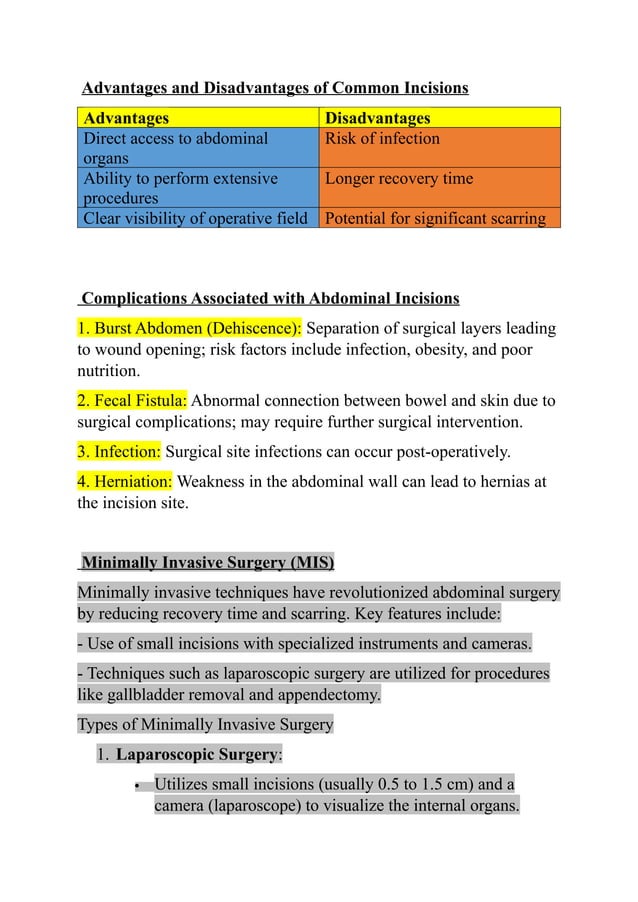 abdominal surgical incisions - general surgery.docx
